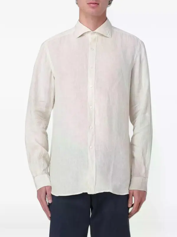 FAY Linen Shirt - Neutrals