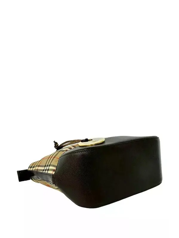 Burberry Haymarket Check Canvas Handbag