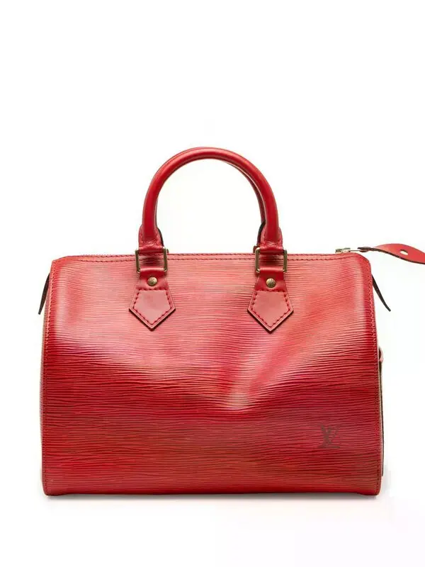 LOUIS VUITTON Epi Speedy 25 Boston Bag - Red