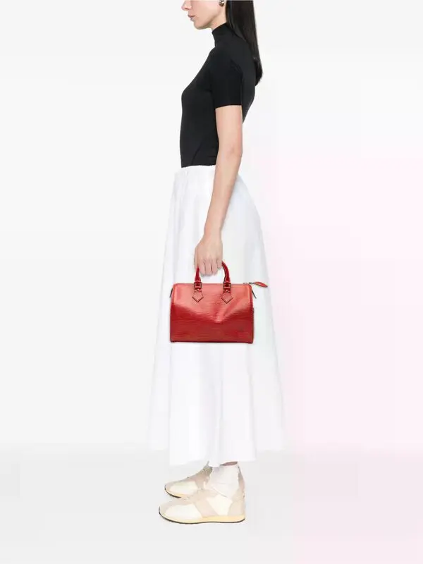 LOUIS VUITTON Epi Speedy 25 Boston Bag - Red
