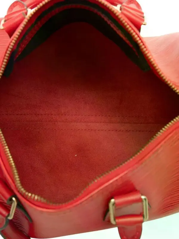 LOUIS VUITTON Epi Speedy 25 Boston Bag - Red