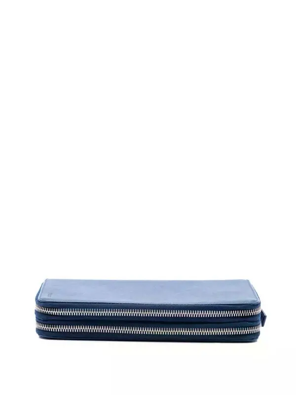 Prada 2010-2026 Saffiano Double Zip Wallet Long Wallets