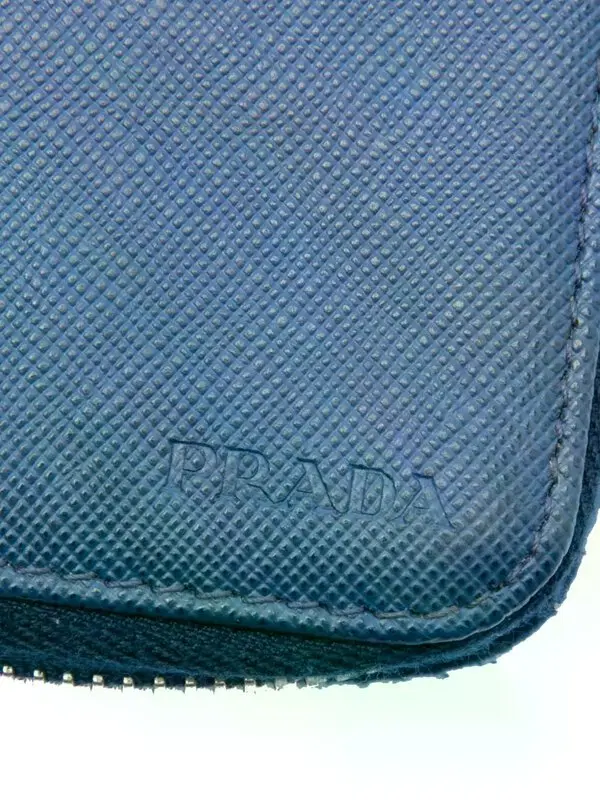Prada 2010-2026 Saffiano Double Zip Wallet Long Wallets