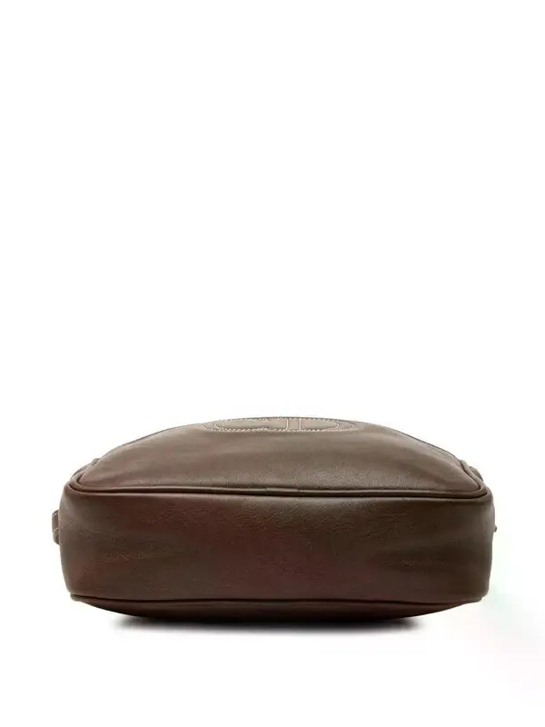 Dior Leather Stitched Cd Logo Camera Bag