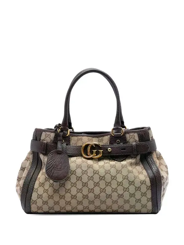 Gucci Gg Canvas Running Tote Bag