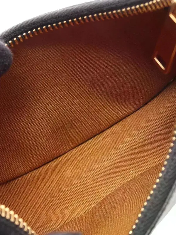 Celine Mini Triomphe Coated Canvas Ava Shoulder Bag