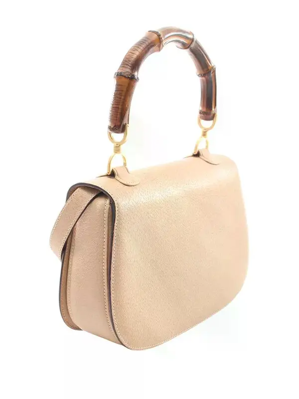 Gucci Bamboo Night Satchel - Neutrals