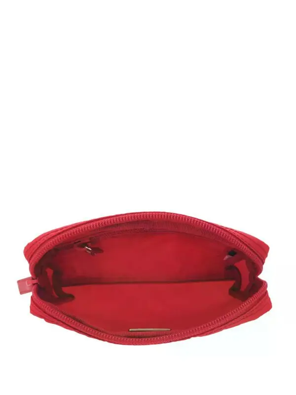Prada Tessuto Cosmetic Pouch - Red
