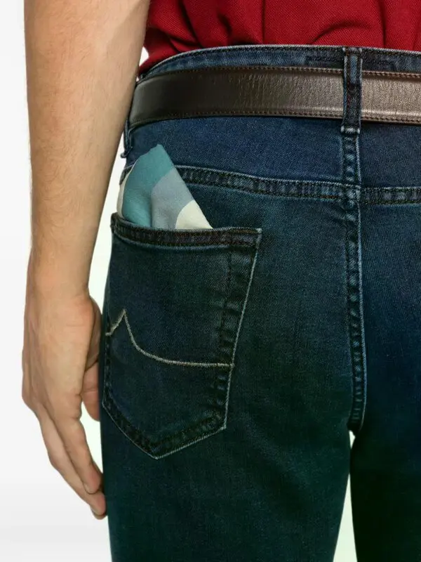 Jacob Cohen Logo Patch Jeans