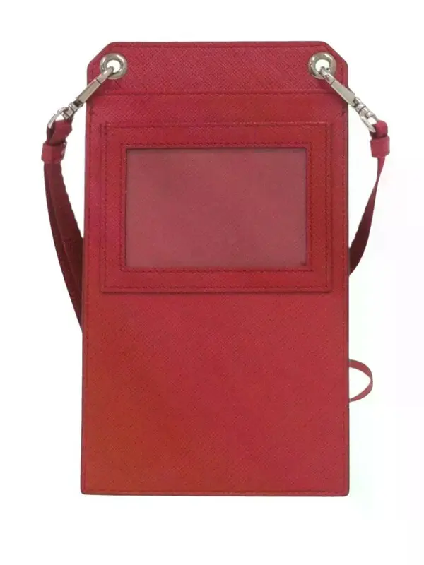 Prada Saffiano Leather Smartphone Case Crossbody Bag