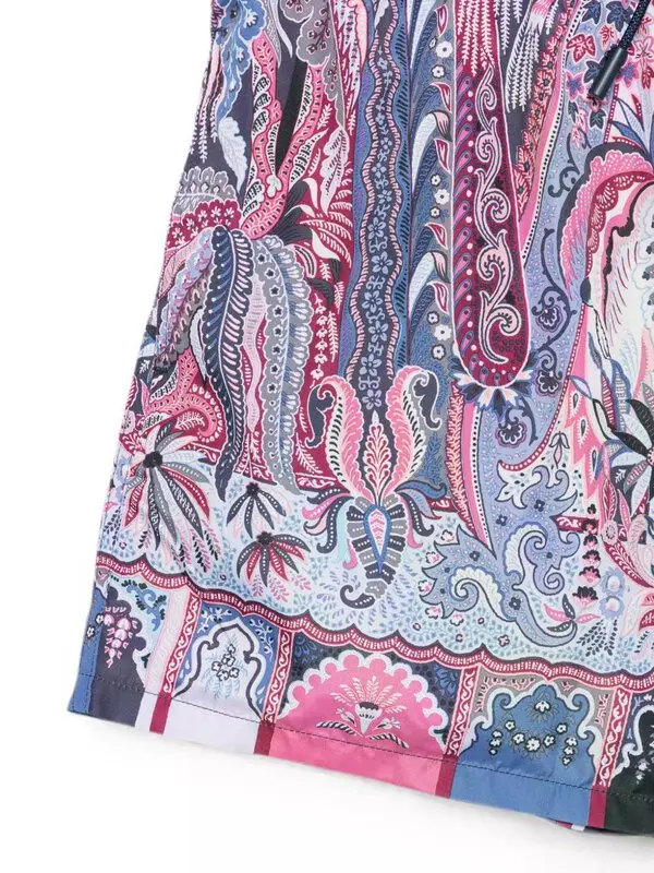 Etro Paisley Print Swim Shorts