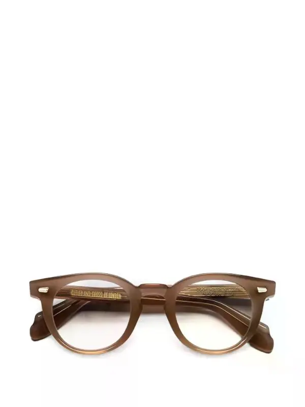 CUTLER & GROSS Round-frame Eyeglasses - Neutrals