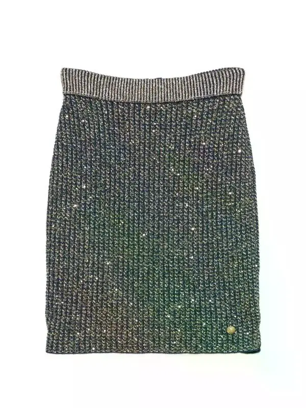 Balmain Elasticated Waistband Mini Skirt