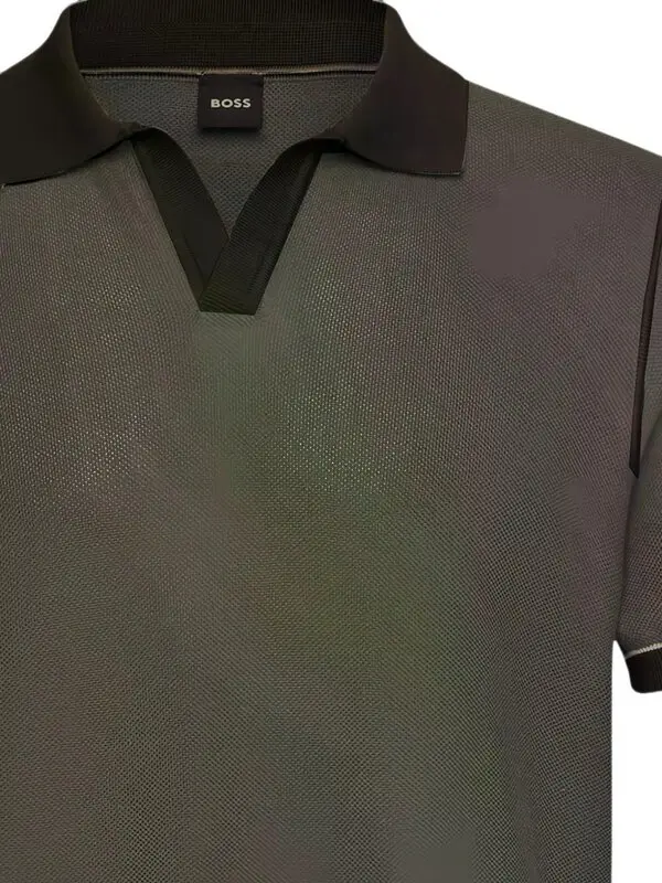 BOSS H-narciso Open-collar T-shirt