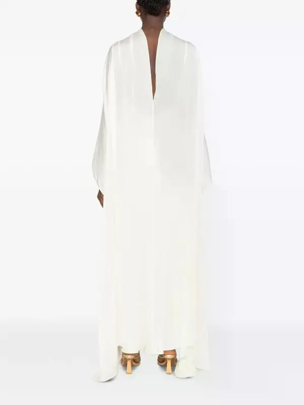 ABADIA Sheer Pleated Kaftan