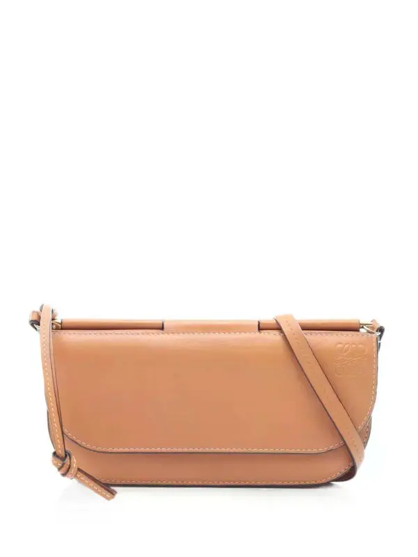 Loewe 2000s Gate Pochette Shoulder Bag - Brown