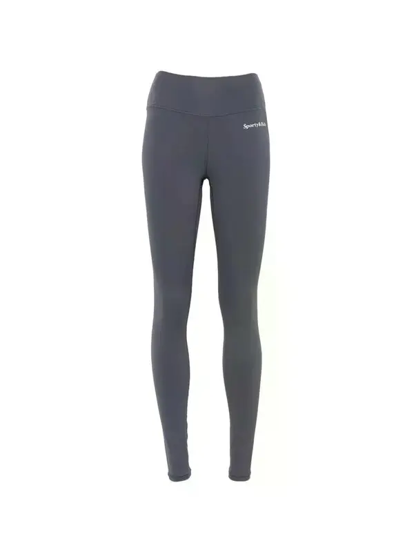 SPORTY & RICH Logo Print High-waisted Leggings