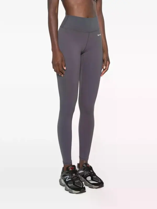 SPORTY & RICH Logo Print High-waisted Leggings