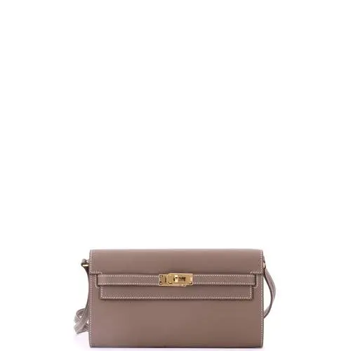 Hermès Kelly To Go Wallet Evercolor - Grey