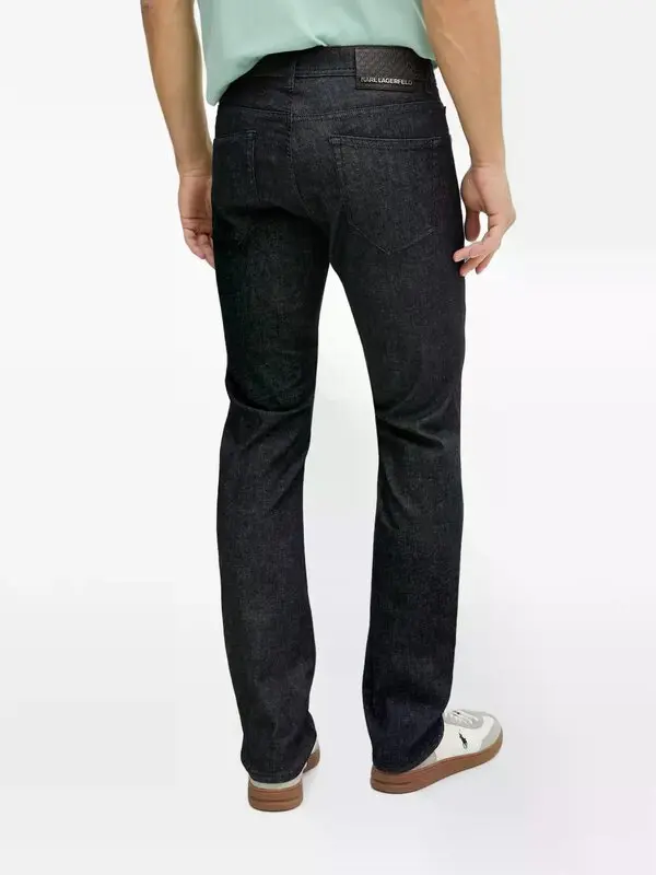 Karl Lagerfeld Logo Patch Denim Jeans