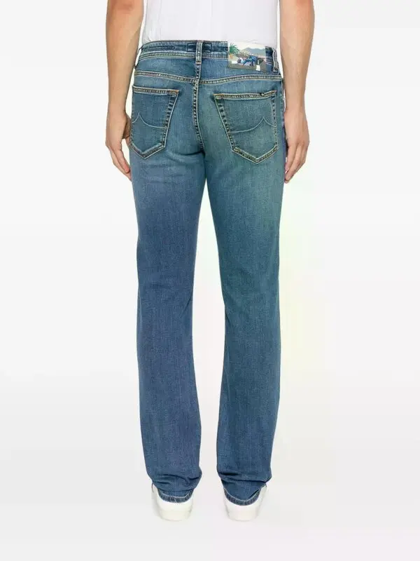 Jacob Cohen Light Faded Effect Jeans