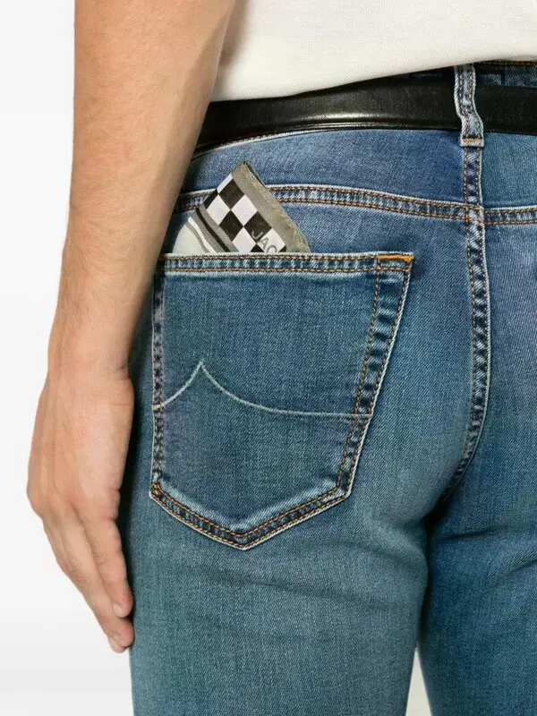 Jacob Cohen Light Faded Effect Jeans