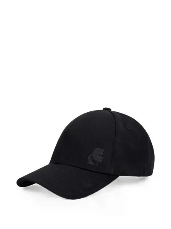 Karl Lagerfeld Logo-patch Baseball Cap - Black