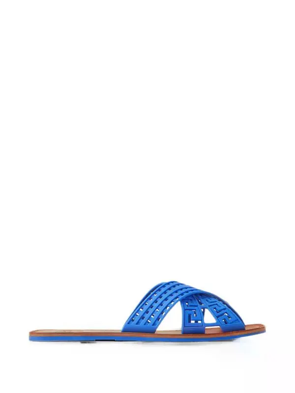 Versace Cancun Rubber Sandals - Blue