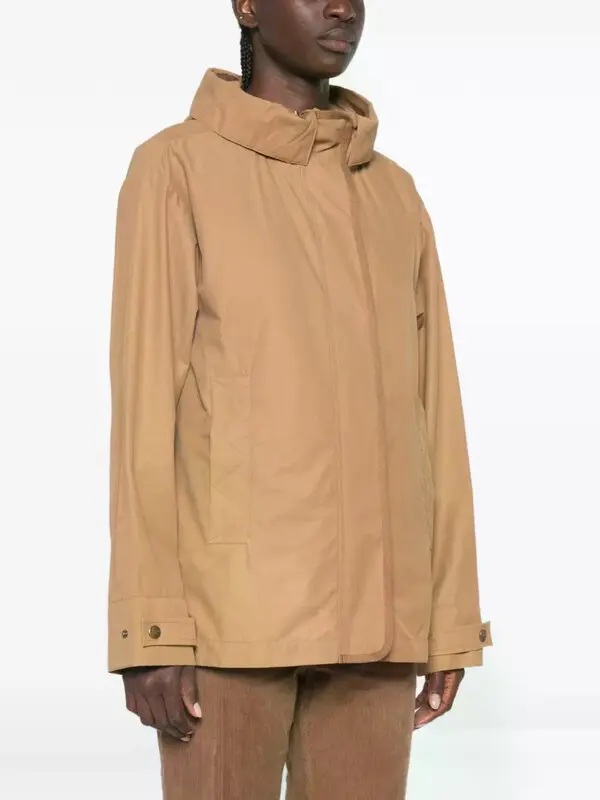 Moncler Logo Patch Hooded Jacket