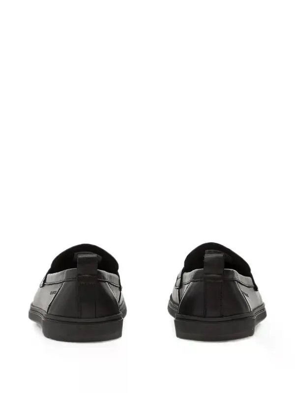 GROUNDIES Leather Slip-on Sneakers