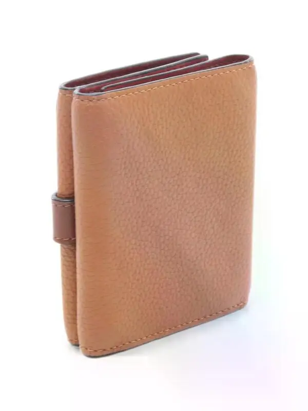 Loewe 2010s Anagram Trifold Wallet - Neutrals