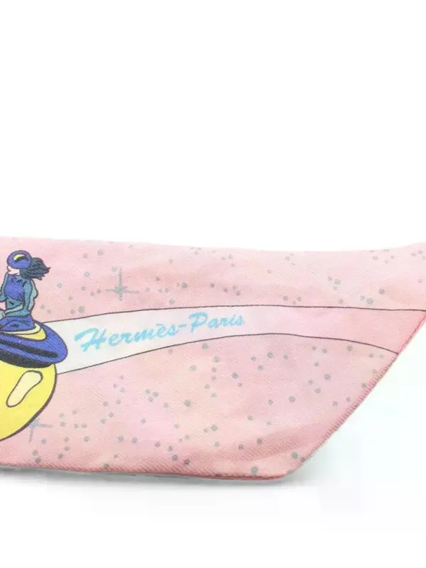 Hermès 2010s Space Derby Twilly Scarf