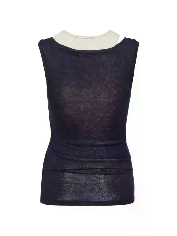 GLOWNY Layered Sleeveless Top