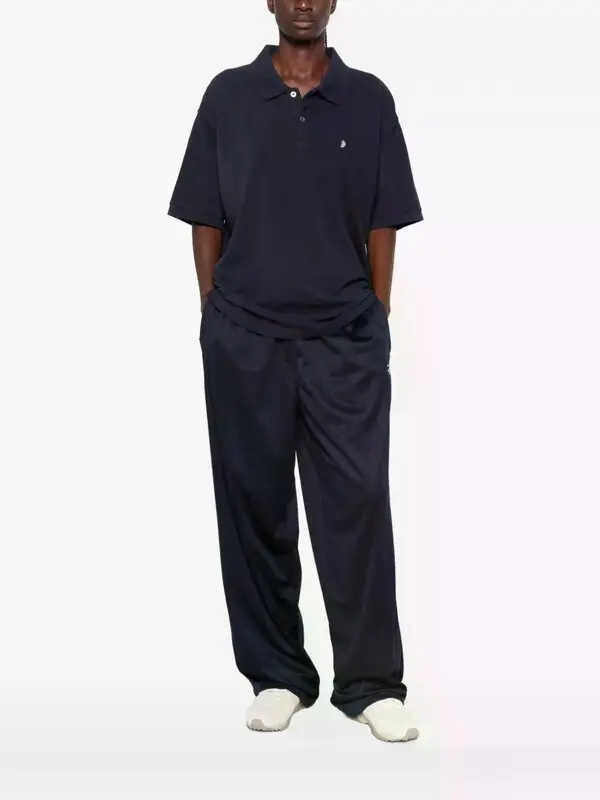 StÜssy Logo-embroidered Piqué-textured Polo Shirt