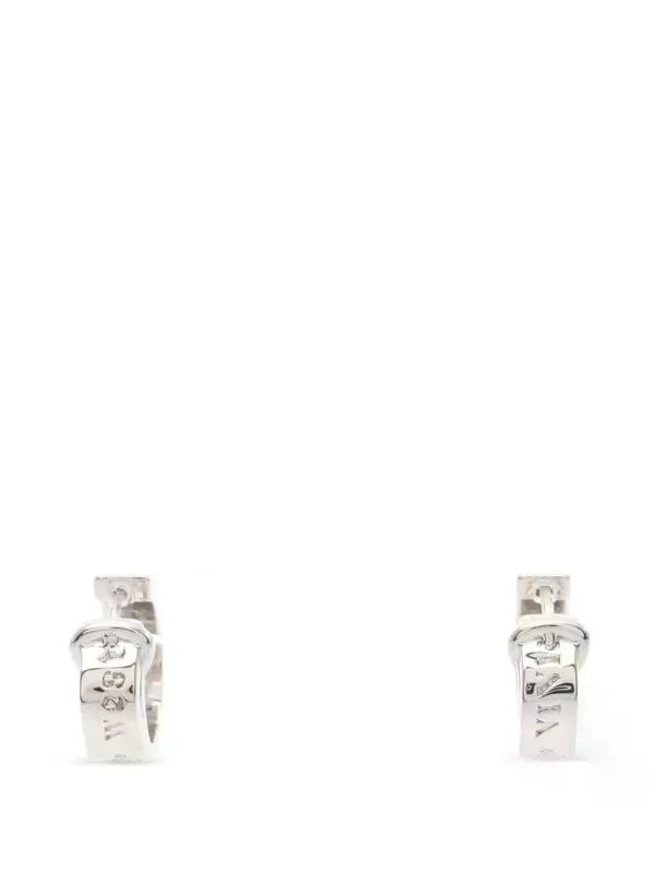 VIVIENNE WESTWOOD Bobby -tone Hoop Earrings - Silver