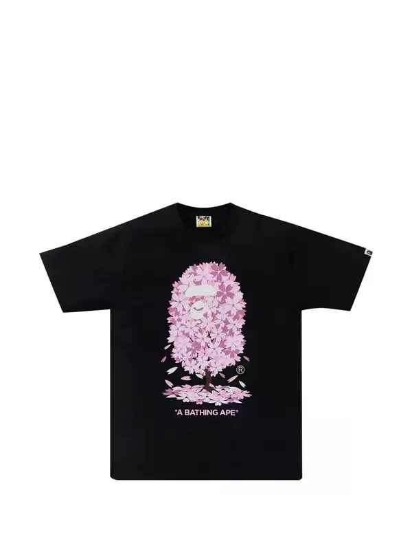 A BATHING APE Floral-print T-shirt