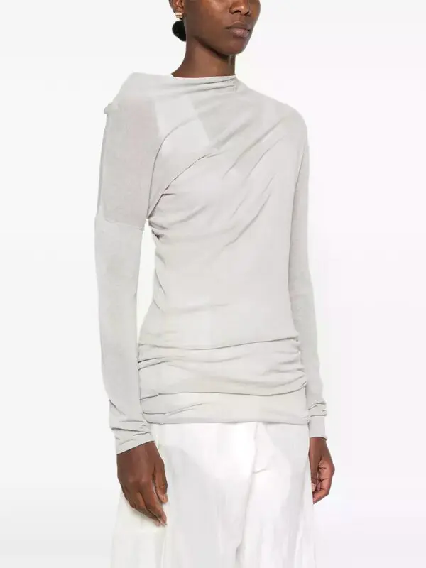 Paloma Wool Jojo Ruched Long Sleeve Top