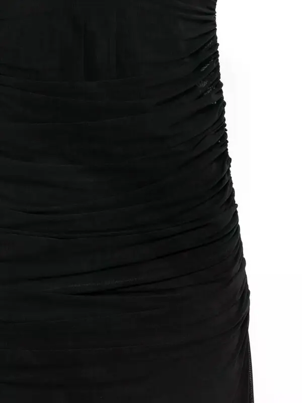 FISICO Ruched Halterneck Maxi Dress