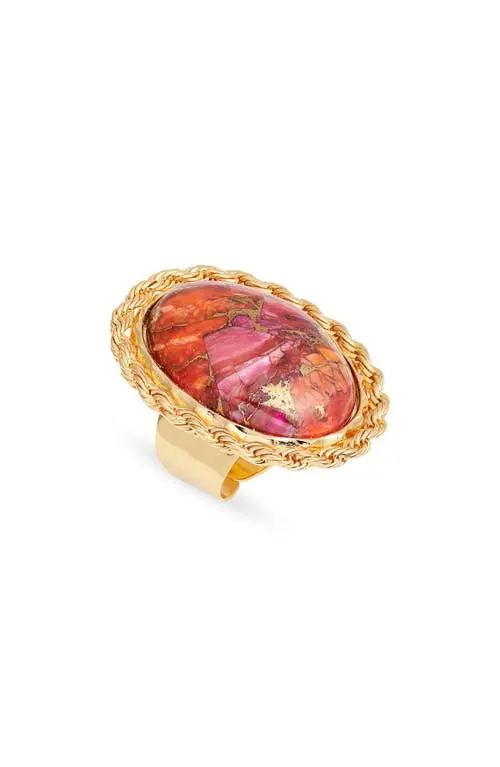 Nest Jewelry Spiny Oyster Adjustable Ring - Pink