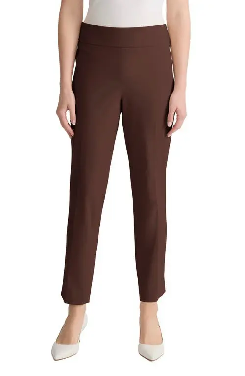 Jones New York Pull-on Straight Leg Ankle Pants
