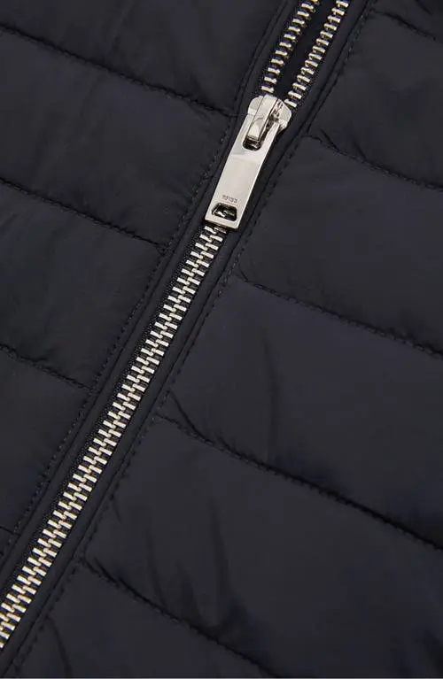 REISS Freddie Mixed Media Jacket