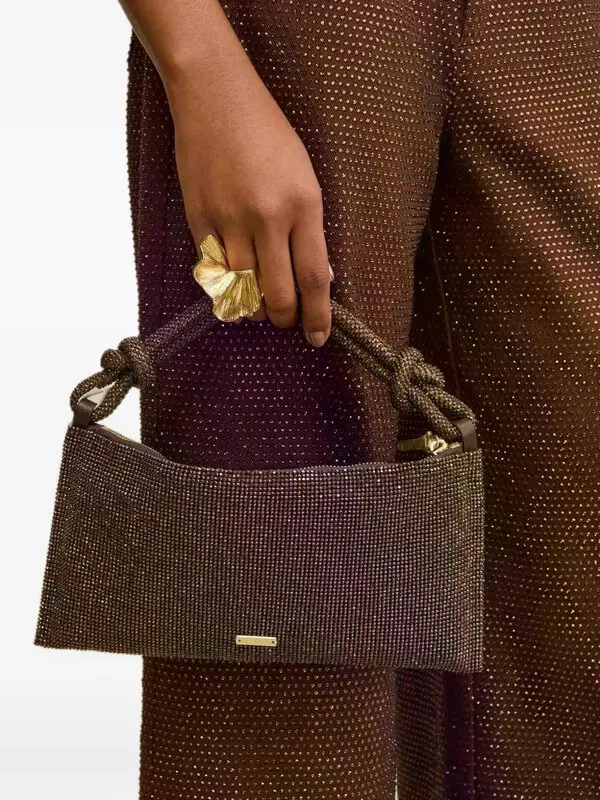 Cult Gaia Nano Hera Crystal-embellished Tote Bag
