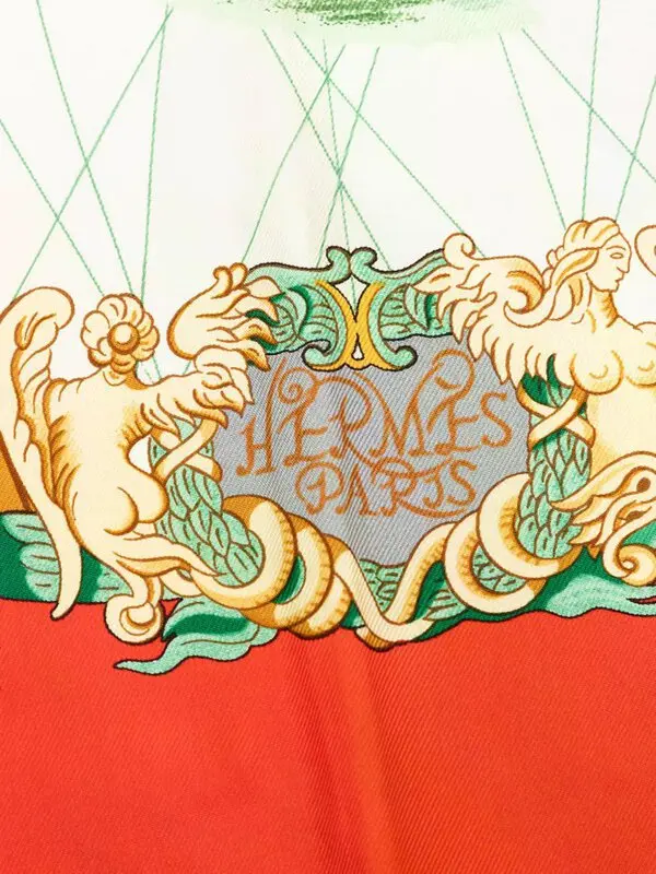 Hermès 2010-2018 Balade Oceane Silk Scarf 90 Scarves