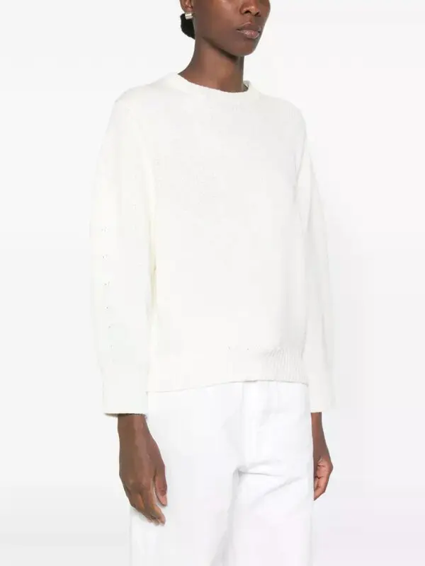 TOTEME Oversized Crew-neck Sweater
