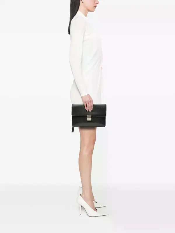 LOUIS VUITTON Taiga Selenga Clutch Bag - Black