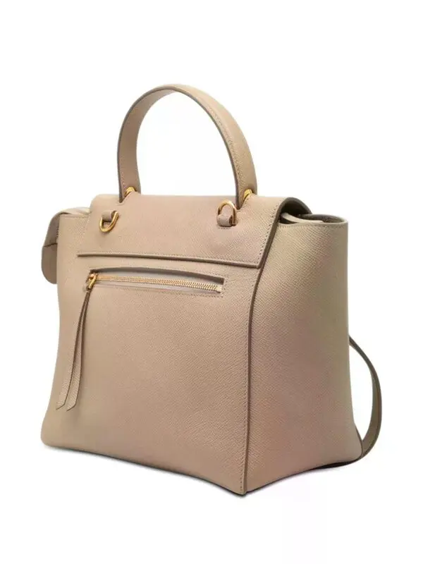 Celine Micro Grained Calfskin Belt Bag Satchel - Neutrals
