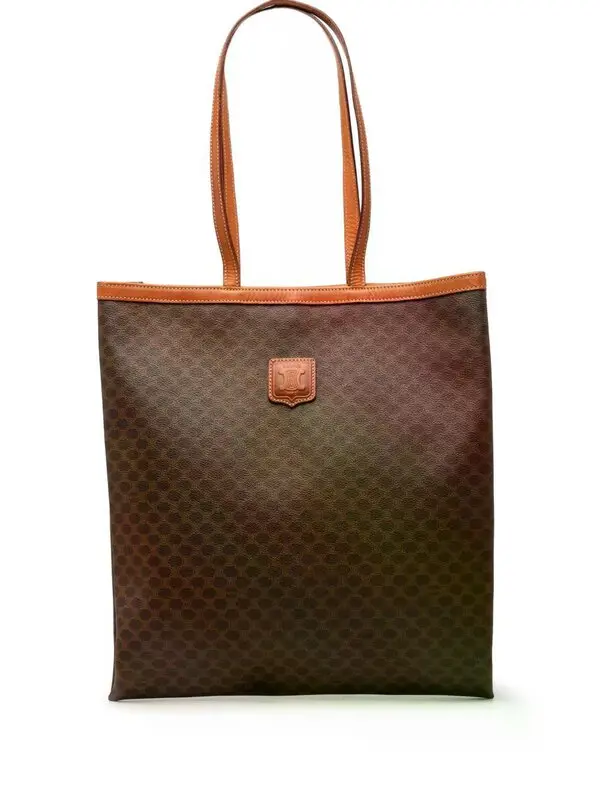 Celine Macadam Coated Canvas Tote Bag