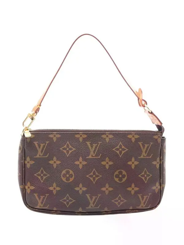 LOUIS VUITTON Monogram Pochette Accessories Shoulder Bag - Brown