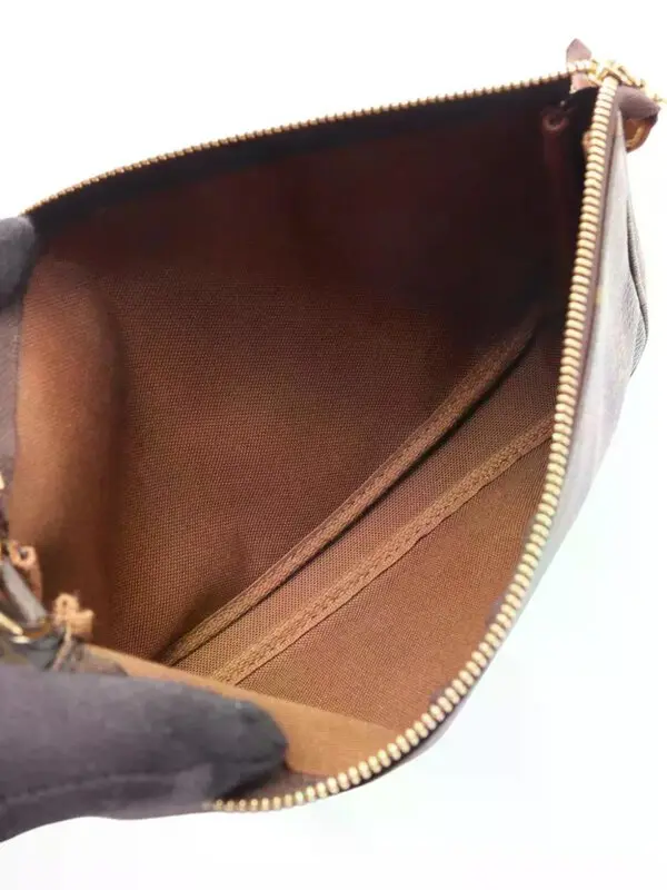 LOUIS VUITTON Monogram Pochette Accessories Shoulder Bag - Brown
