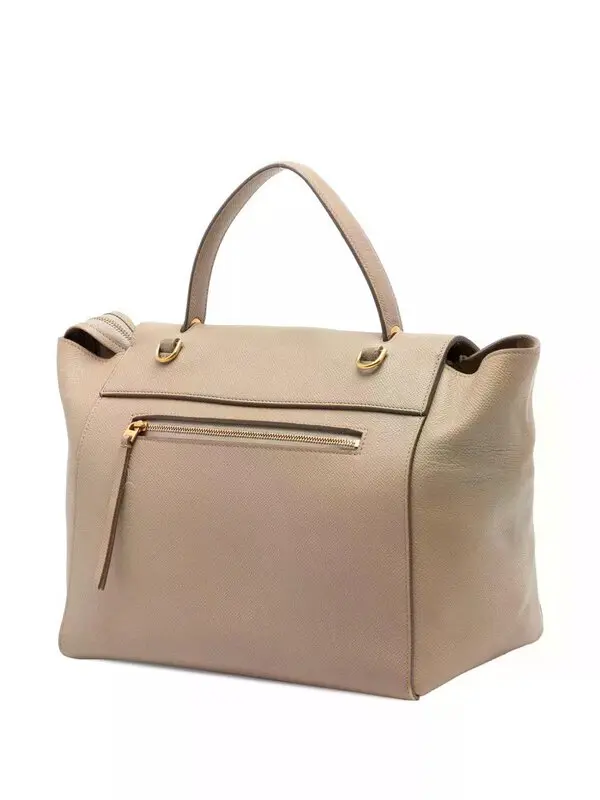 Celine Mini Grained Calfskin Belt Bag Satchel - Neutrals